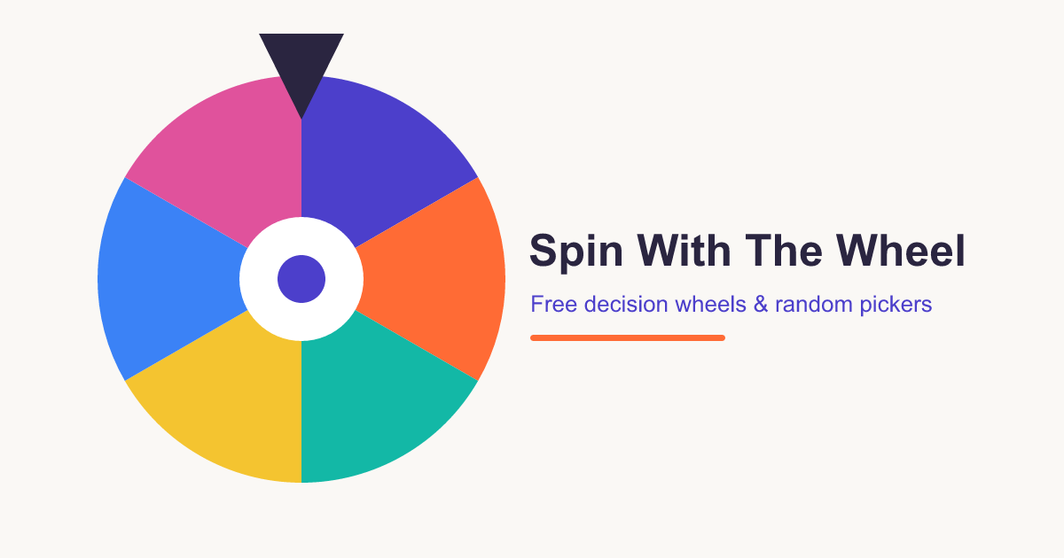 Chore Wheel - Family & Roommate Task Assignment Spinner | Fair Chore Chart